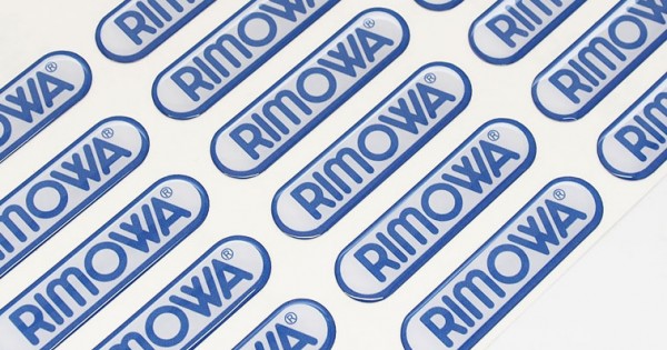 White Vinyl with Doming | Domed Stickers -stickersinternational.com.my